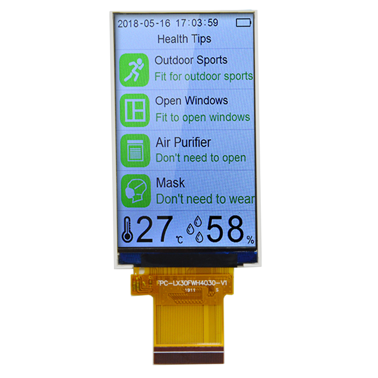 Buy 3 Inch Tft Lcd Panel High Brightness 360x640 Rgb 40pin 3 Inch Lcd ...