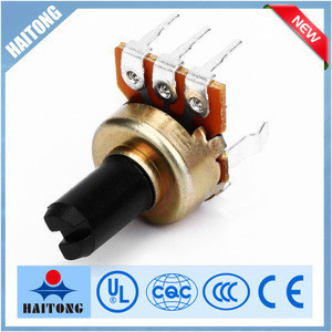 Buy 3 Pin Waterproof Variable Potentiometer Golden Color With Best ...