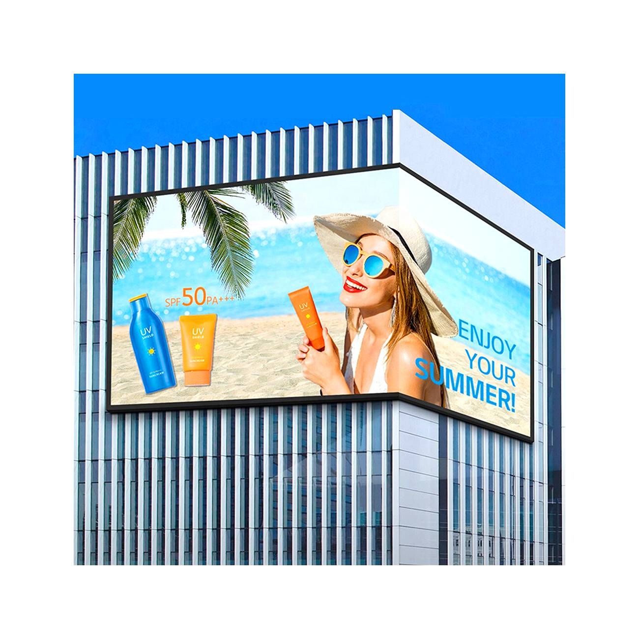Buy 3d Building Facade Wall Big Led Screen P3 P4 P5 P6 P8 P10 Outdoor ...