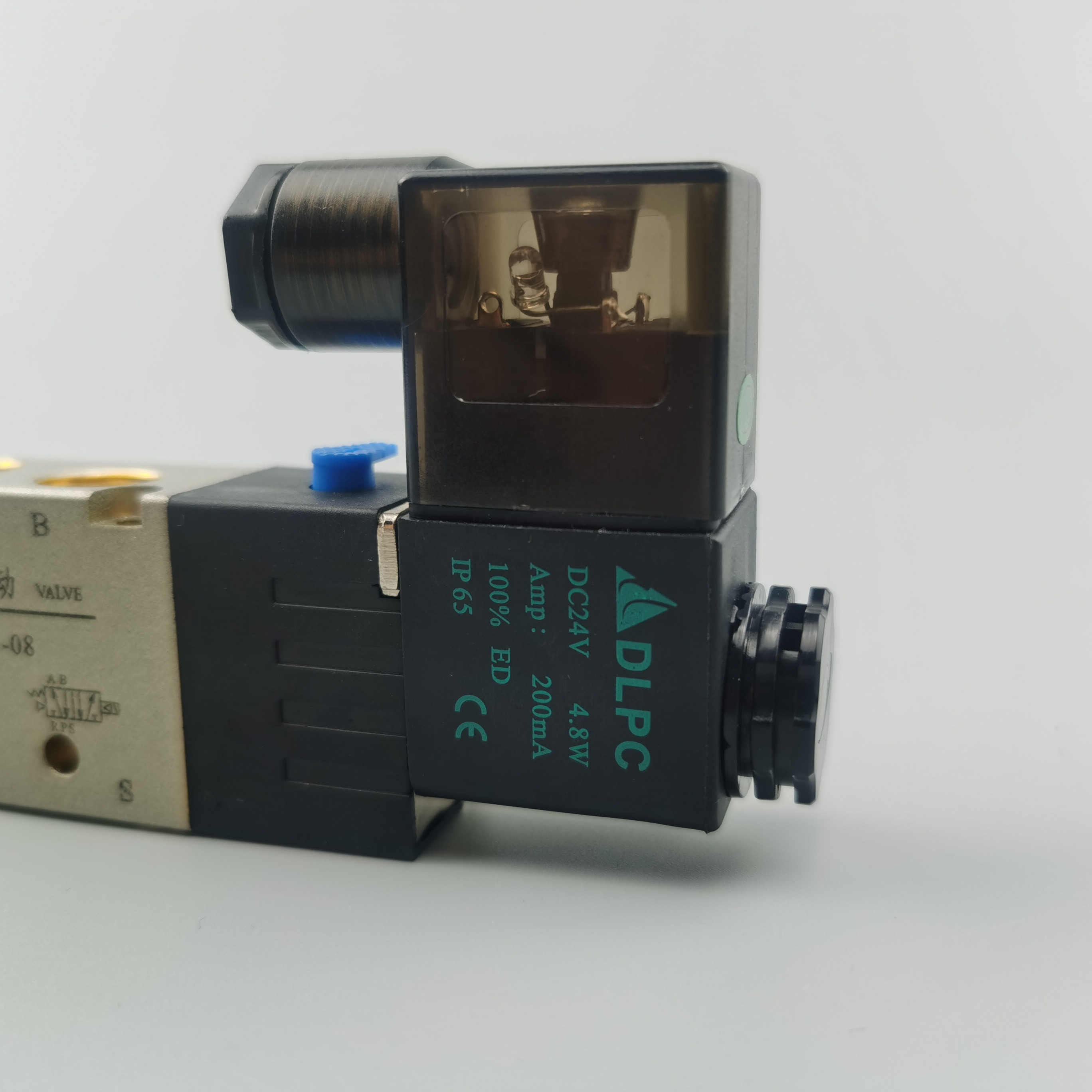 Buy 5/2way 4v210-08 24v 220v Air Control Pneumatic Solenoid Valve from ...