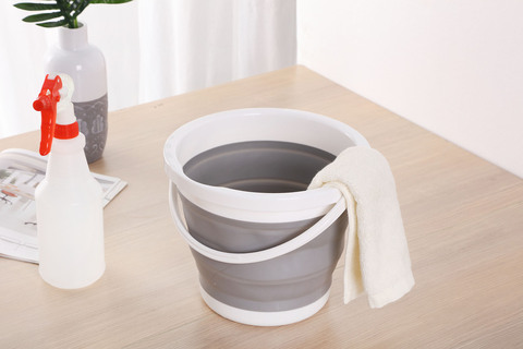 Buy 5l Portable Retractable Outdoor Water Storage Plastic Bucket ...