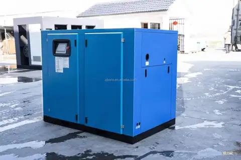 Buy 8-bar 10hp-340hp Air Screw Compressor System 7.5-250 Kw Air Flow ...