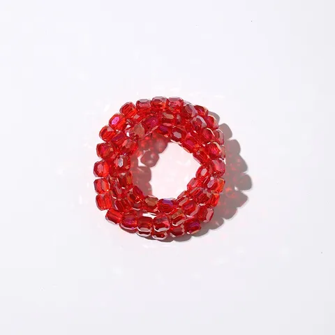 Buy 8mm Cylindrical Round Glass Crystal Beads Handmade Diy Bracelet ...