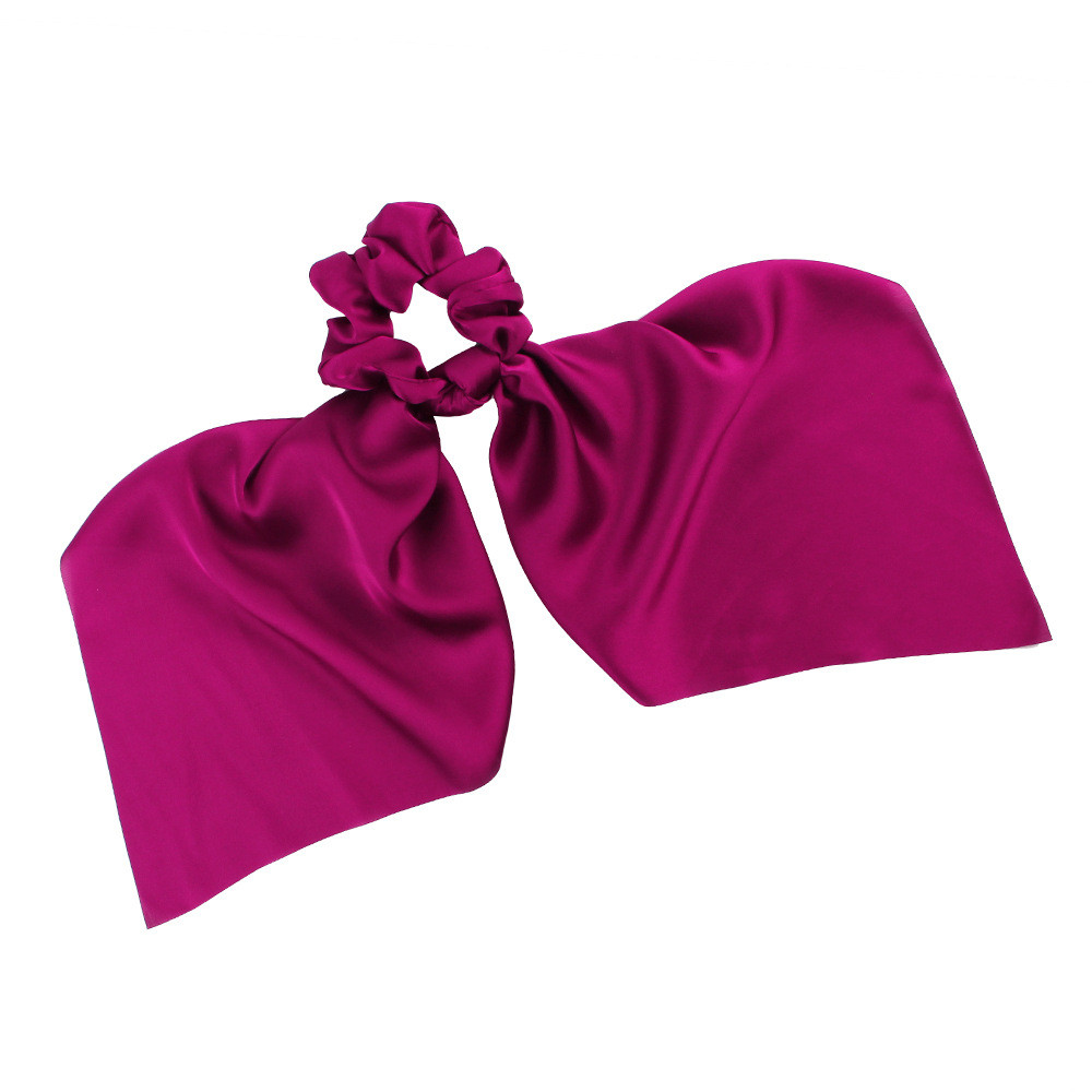 Buy A103 Custom Solid Color Scarf Hair Scrunchies Women Lovely Hair Tie ...