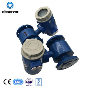 Buy Alkali Corrosive Electromagnetic Flowmeter Acid Ansi Flange Flow ...