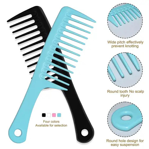 Buy Big Comb Colorful Shower Large Hair Combs Hairdressing Barber And ...