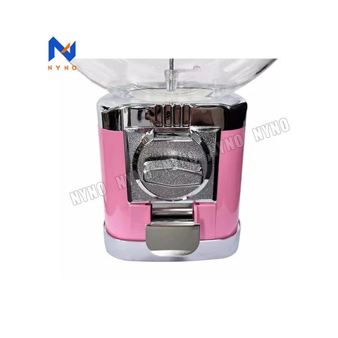 Buy Bulk Coin Operated Gashapon Pink Gumball Machine Single Head Candy ...