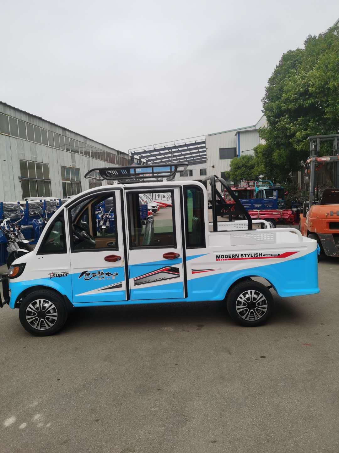 Buy Chang Li New Electric Car Electric Utility Vehicle With Cargo Box ...