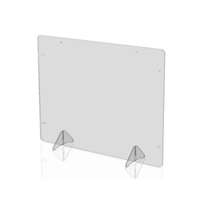 Buy Clear Glass Cashier Checkout Shield Barrier Hanging Acrylic Sneeze ...
