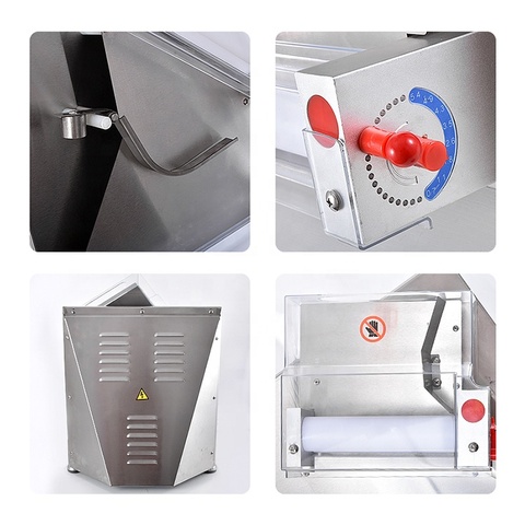 Buy Commercial Dough Press Machine Electric Dough Roller Sheeter Pizza ...