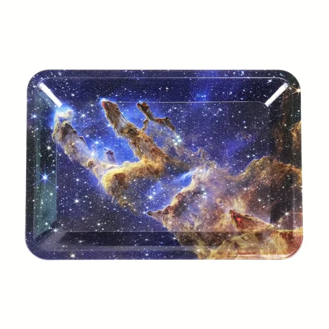 Buy Custom Blank Cigarette Plate Rolling Tray Stainless Steel Bandejas ...