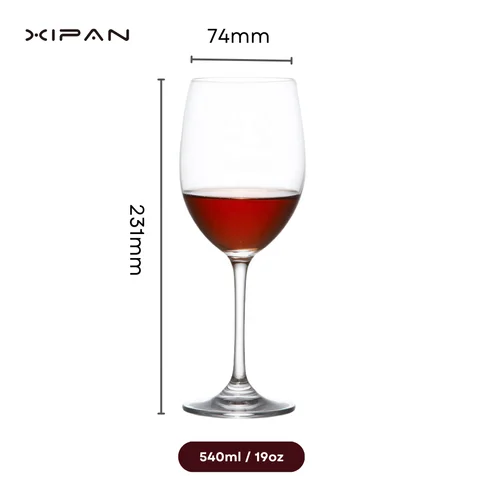 Buy Custom Personalized Logo Luxury Retro Clear Crystal Wine Glasses ...