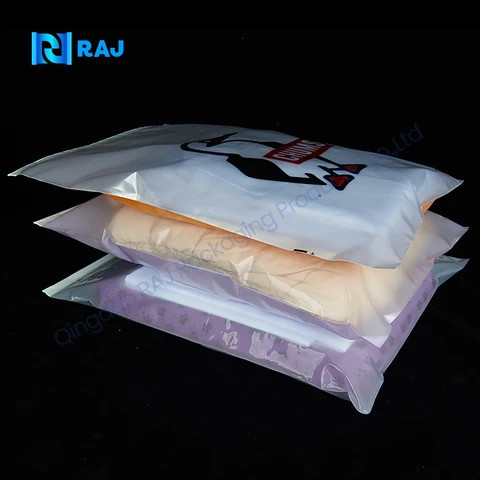 Buy Custom Printing Plastic Poly Zip Lock Packaging Bags For Clothes ...