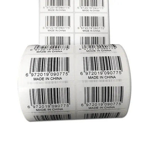 Buy Custom Product Barcode Sticker Label Printing Waterproof Adhesive ...