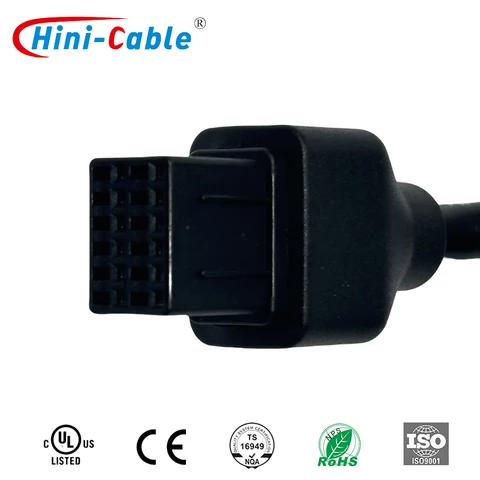 Buy Customizable 12-cores 26awg Connuctor Black Mower Factory Injection ...