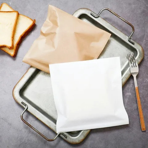 Buy Customize Various Sizes Of Kraft Paper Bags With One Transparent ...