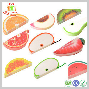 Buy Customized Fruit Momo Pad 3d Sticky Notes Writing Paper Pear Shape ...
