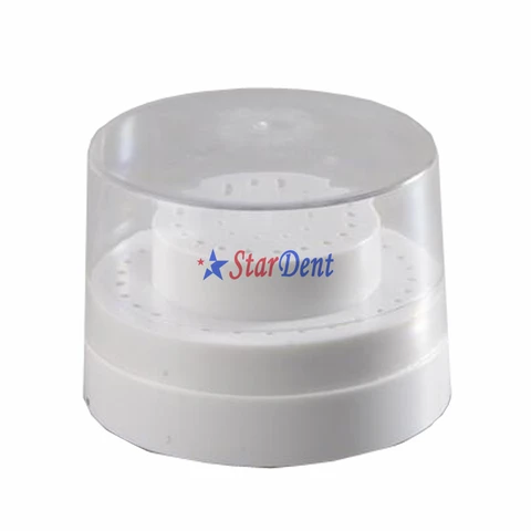 Buy Dental Burs Holder Plastic 60 Holes Bur Disinfection Box For High ...
