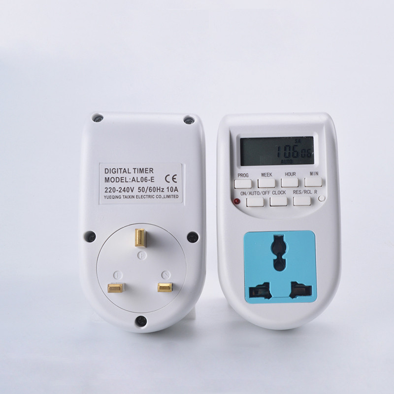 Buy Digital Time Switch Timer With Uk Socket Weekly Programmable Electronic Digital Timer Switch ...