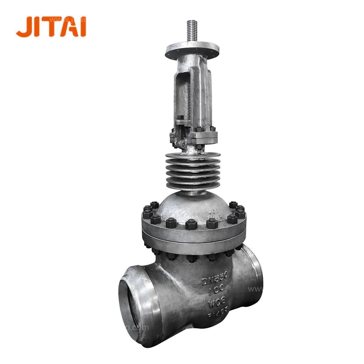 Buy Din High Pressure Bolted Bonnet Dn350 Bw End Gate Valve With ...