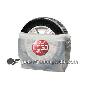 Buy Disposable Custom Pe Ldpe Clear Plastic Car Spare Tire Tote Storage ...