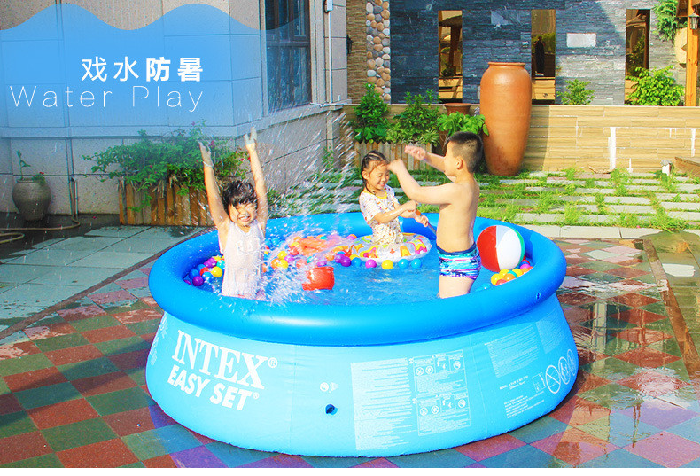 Buy Intex 28142 13ft X 33in Inflatable Swimming Pool Equipment Above ...
