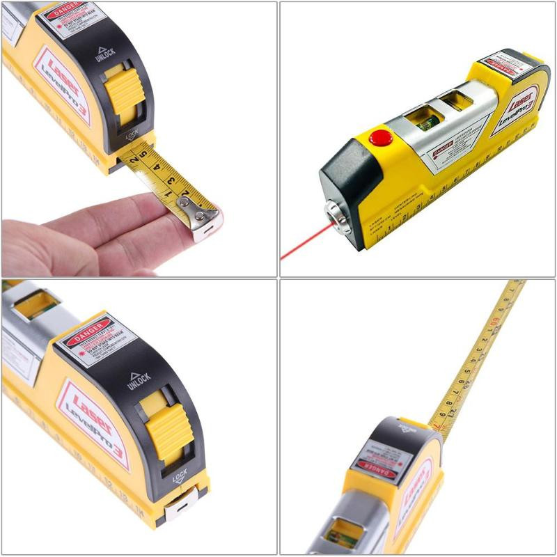 Buy Laser Level Vertical Measure Line Tape Adjusted Multifunction ...