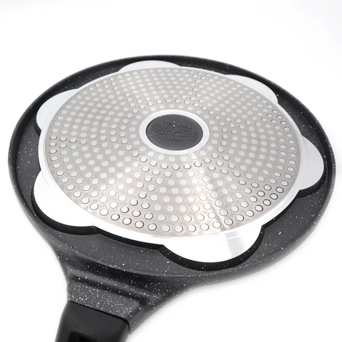 Buy Master Star Cast Aluminum 7 Holes Frying Pan 28cm Egg Pie Fryer ...