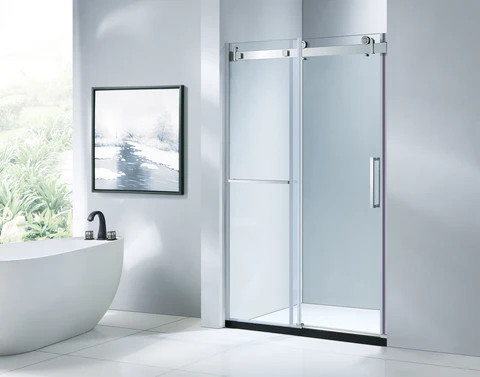 Buy Mdq Luxury Frameless Single Sliding Design Bathtub Waterproof Tempered Glass Modern Hotel ...