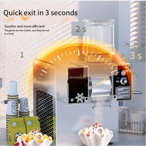 Buy Milk Snow Machine Swelling Ice Cold Drink Machine Summer Snow Ice ...