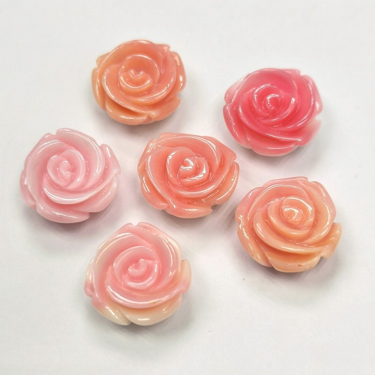 Buy Mother Of Pearl Natural Queen Conch Pink Seashell Flowers Five Leaf ...
