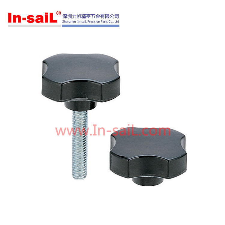 Buy Nylon Plastic Star Knobs With Threaded Bolt from Shenzhen In-Sail ...