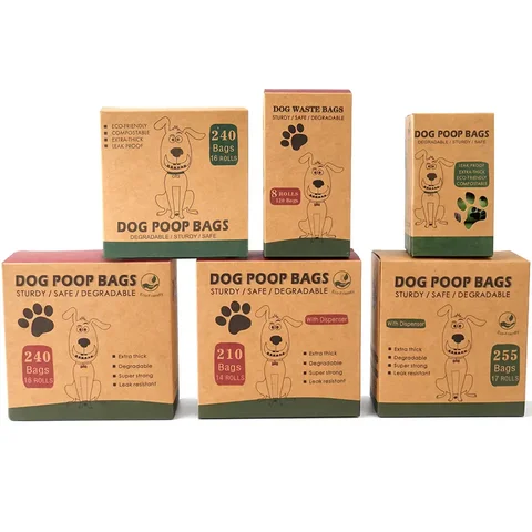 Buy Pet Poop Waste Disposal Bag Biodegradable Compostable Degradable ...