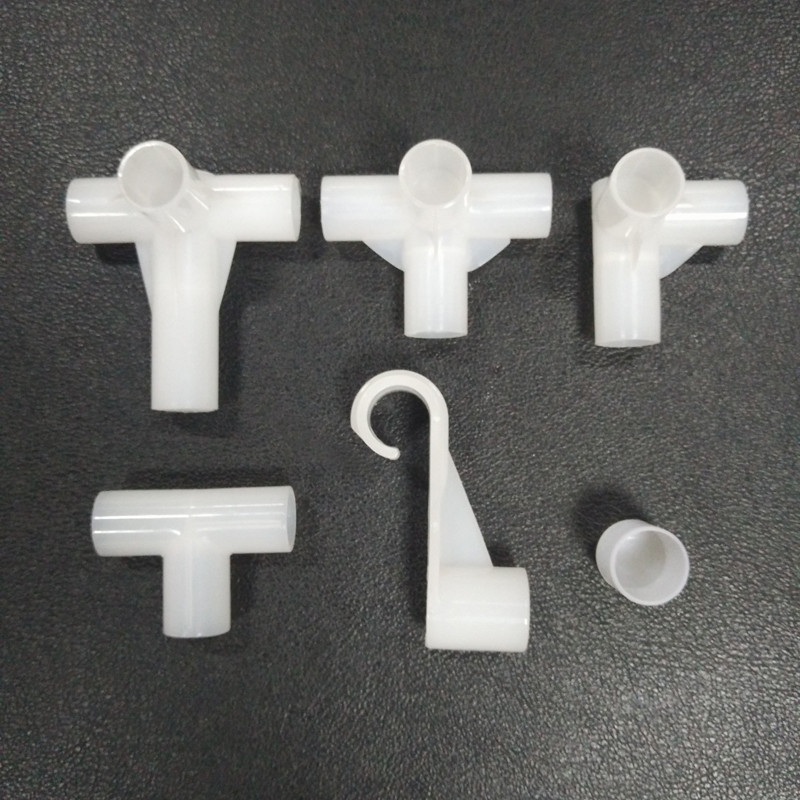 Buy Pp Plastic Connector 3 Pin 4 Pin Wardrobes Parts For Steel Tube Or ...