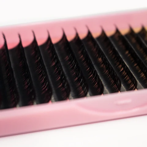 Buy Private Label Silk Mink Soft Natural Lashes Silk Eyelash Extensions ...