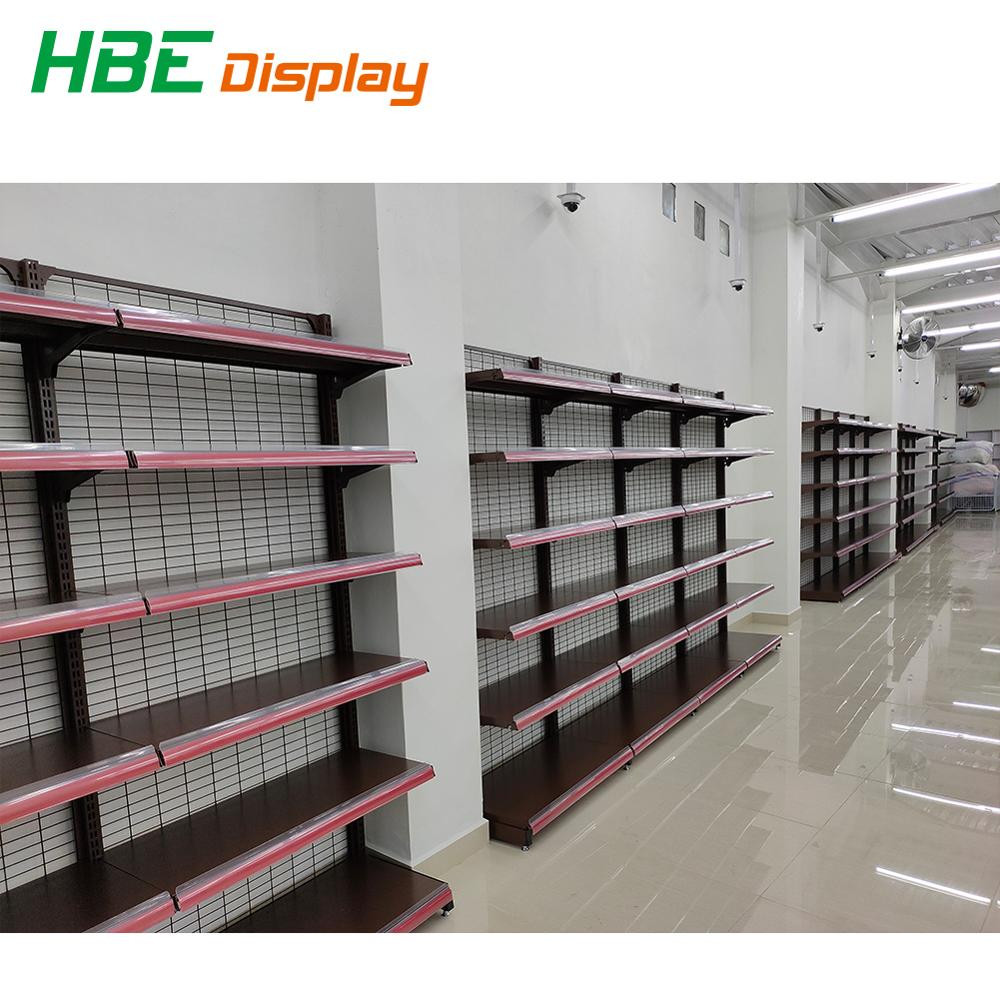 Buy Retail Supermarket Store Steel Display Metal Wire Mesh Back Net ...