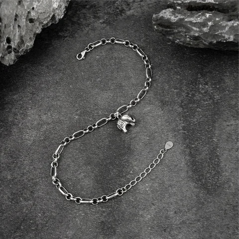 Buy Sayyes 925 Sterling Silver Jewelry Thai Silver Style Retro Elephant ...