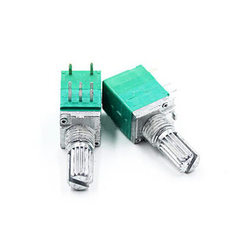 Buy Single Rv097ns B500k 8pin Rotary Switch Potentiometer B5k/10k/20k ...