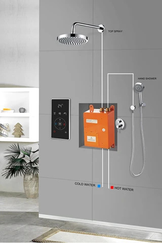 Buy Stepon Smart Shower System Digital Shower Control Thermostatic ...