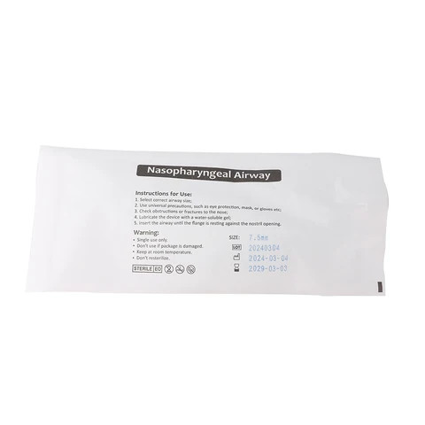 Buy Steril Trumpet Nasal Airway With Medical Pvc Nasopharyngeal Tube ...