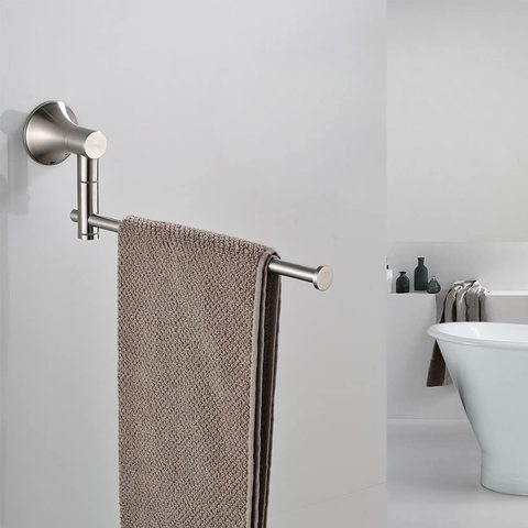 Buy Sus304 Stainless Steel Single Hand Towel Bar 10 Inch With Swing Out ...