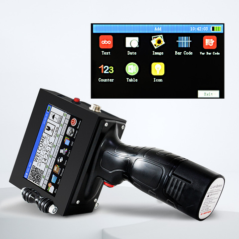 Buy Thermal Handheld Inkjet Printer Hand Jet Printer For Date Coding ...
