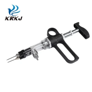 Buy Veterinary Double Barreled Continuous Syringe Automatic Revolver Injector Syringe (kd101 ...