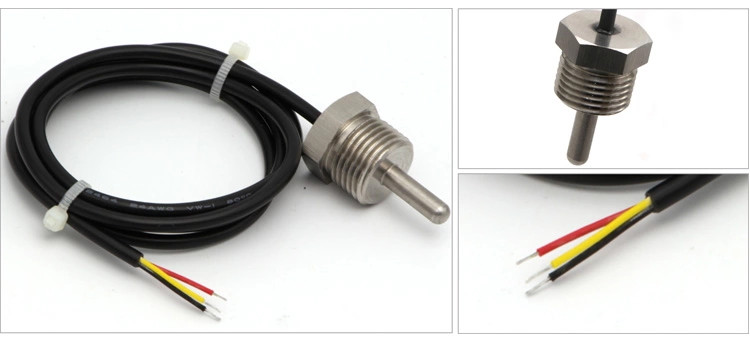 Buy Waterproof Threaded Digital Temp Sensor Thermal Probe M8 G 1/2" Npt ...