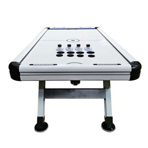 Buy White Color Surface Push Hockey Table With Accessories 2 Pushers ...