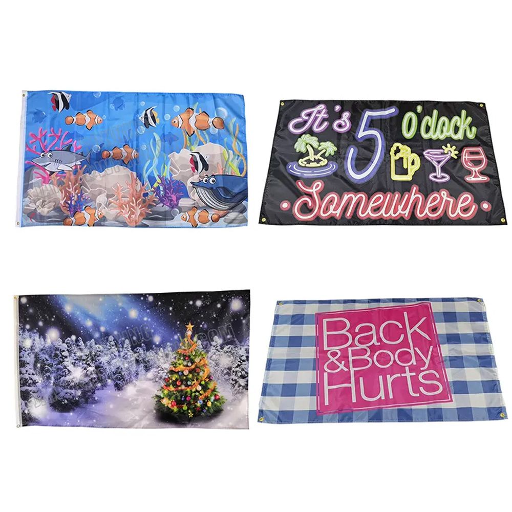 Buy Promotional Sublimation Fabric Polyester Advertisement Flag 3x5 ...