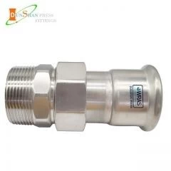 Buy (propress × Female ) Adapter With Female Thread Stainless Steel ...