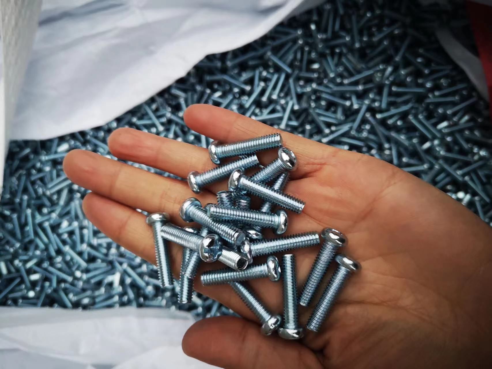 Buy Gi Machine Screw In Pan Head M4,m5,m6,zinc Plated from Handan Yaze ...