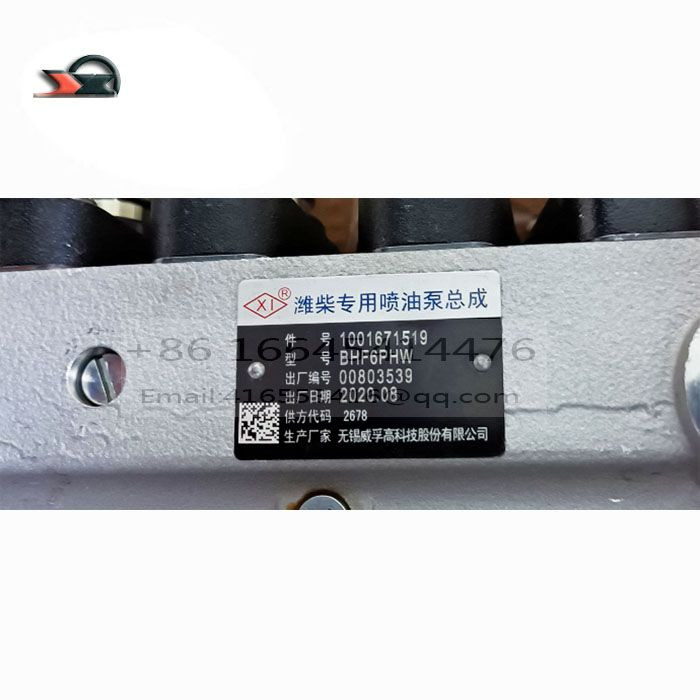 Buy 1001671519 Fuel Injection Pump Assembly Weichai Wp12.430e201 Engine ...