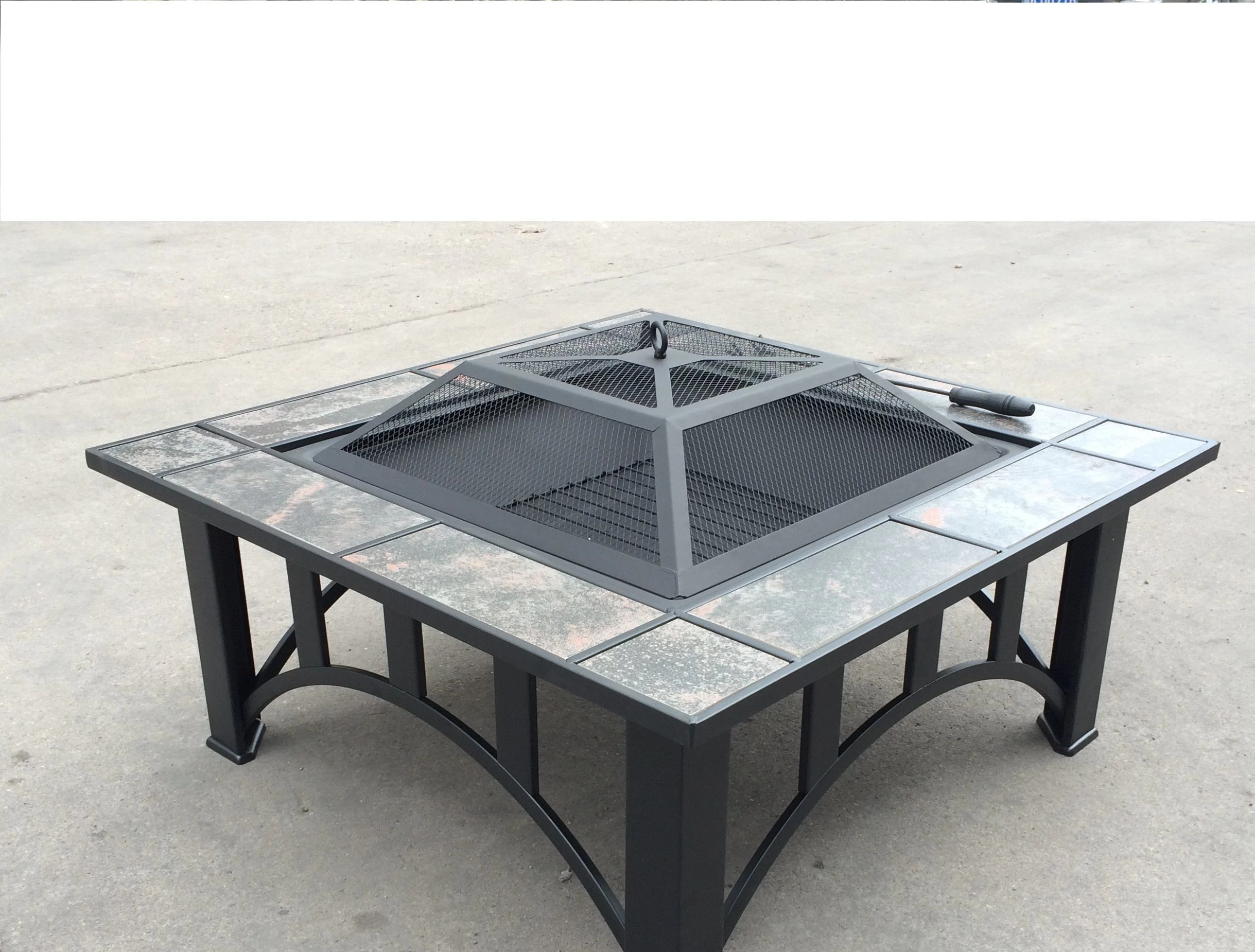 Buy 34" Ceramic Tile Firepit Sj-ft028 from Smartjoy Outdoor Living CO ...